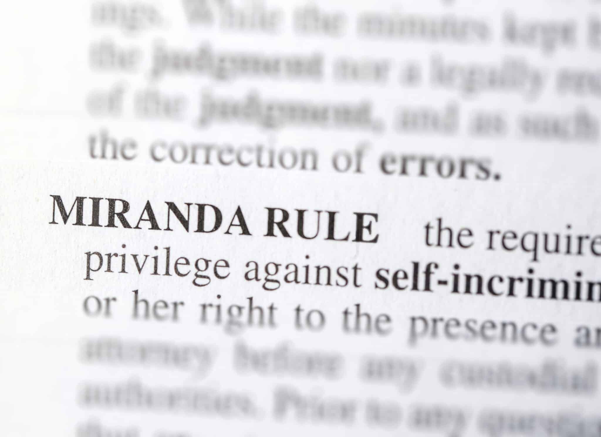 When Police Miranda Rights Violations Can Dismiss Your Case in Minneapolis